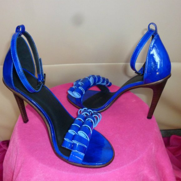 Tibi | Shoes | 425 Bnew Tibi Twisted Patent Leather Heels 388 | Poshmark